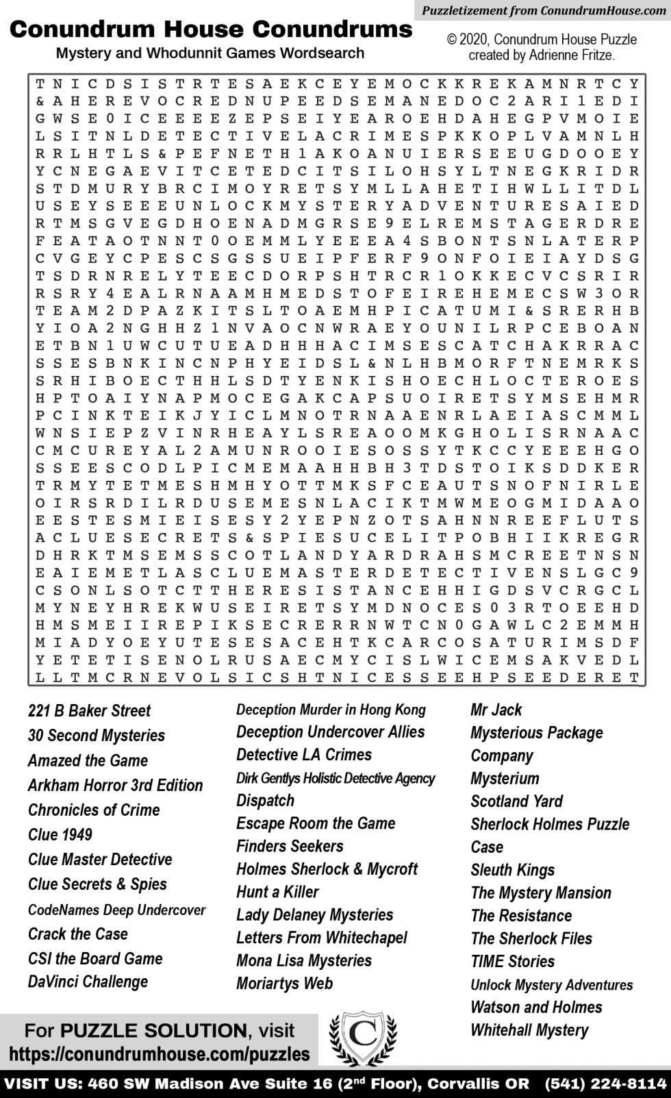 Puzzles | Conundrum House™